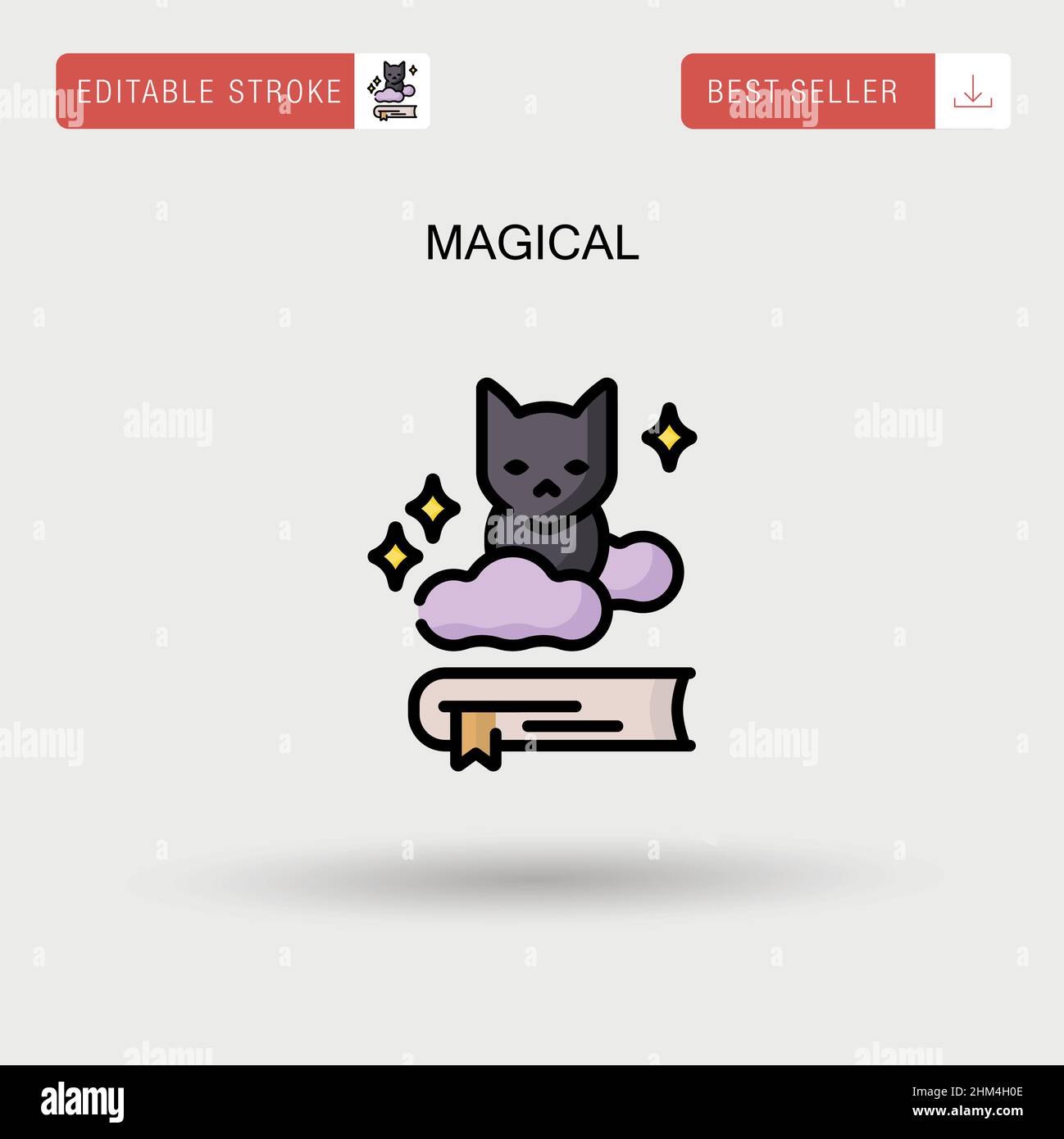 Magical light background Stock Vector Images - Alamy