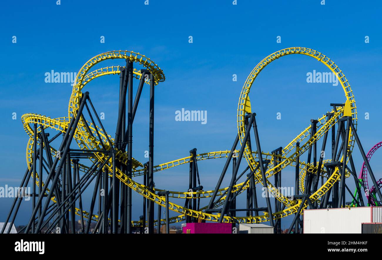 Big dipper rollercoaster hi-res stock photography and images - Alamy