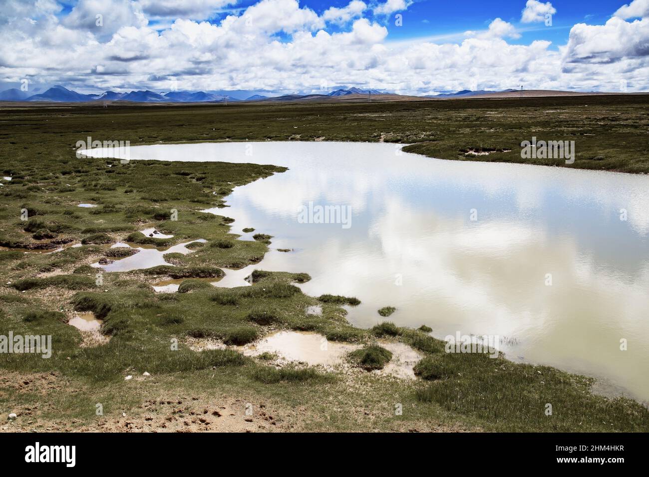 Northern Tibet grassland scenery of Tibet Stock Photo - Alamy