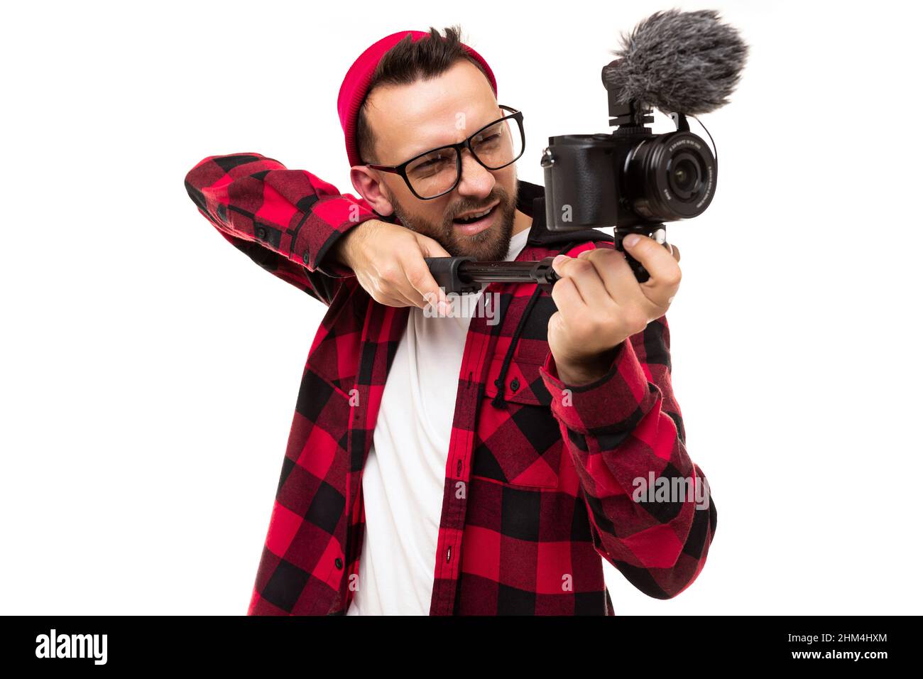 Influencer aiming hi-res stock photography and images - Alamy