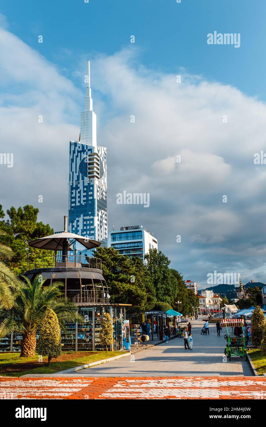Batumi, Georgia, October 02,2021: Streets of the Georgian city of ...