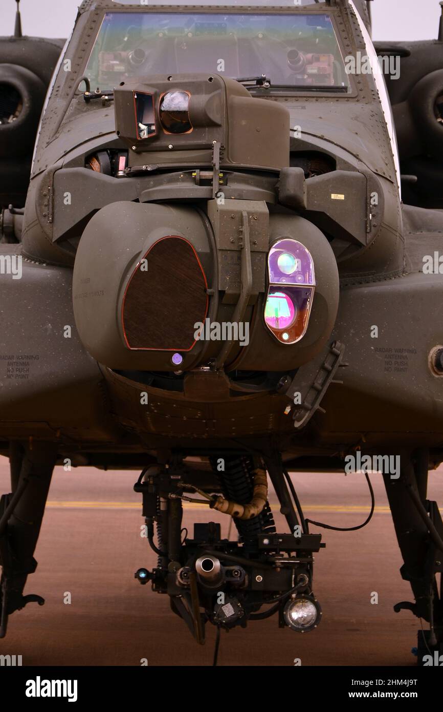An apache helicopter at wattisham airfield hi-res stock photography and ...