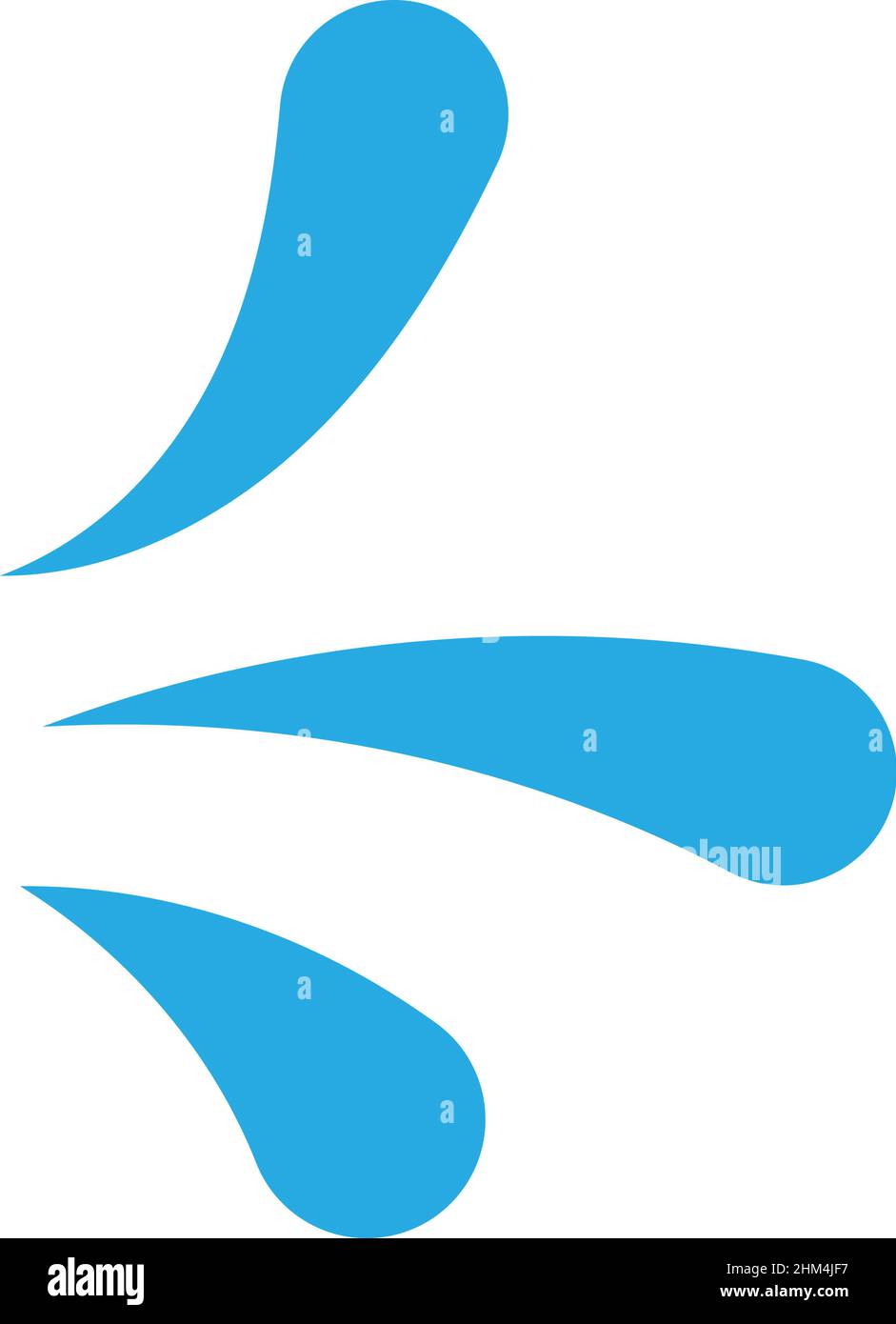 Splash water icon design template vector isolated Stock Vector Image ...