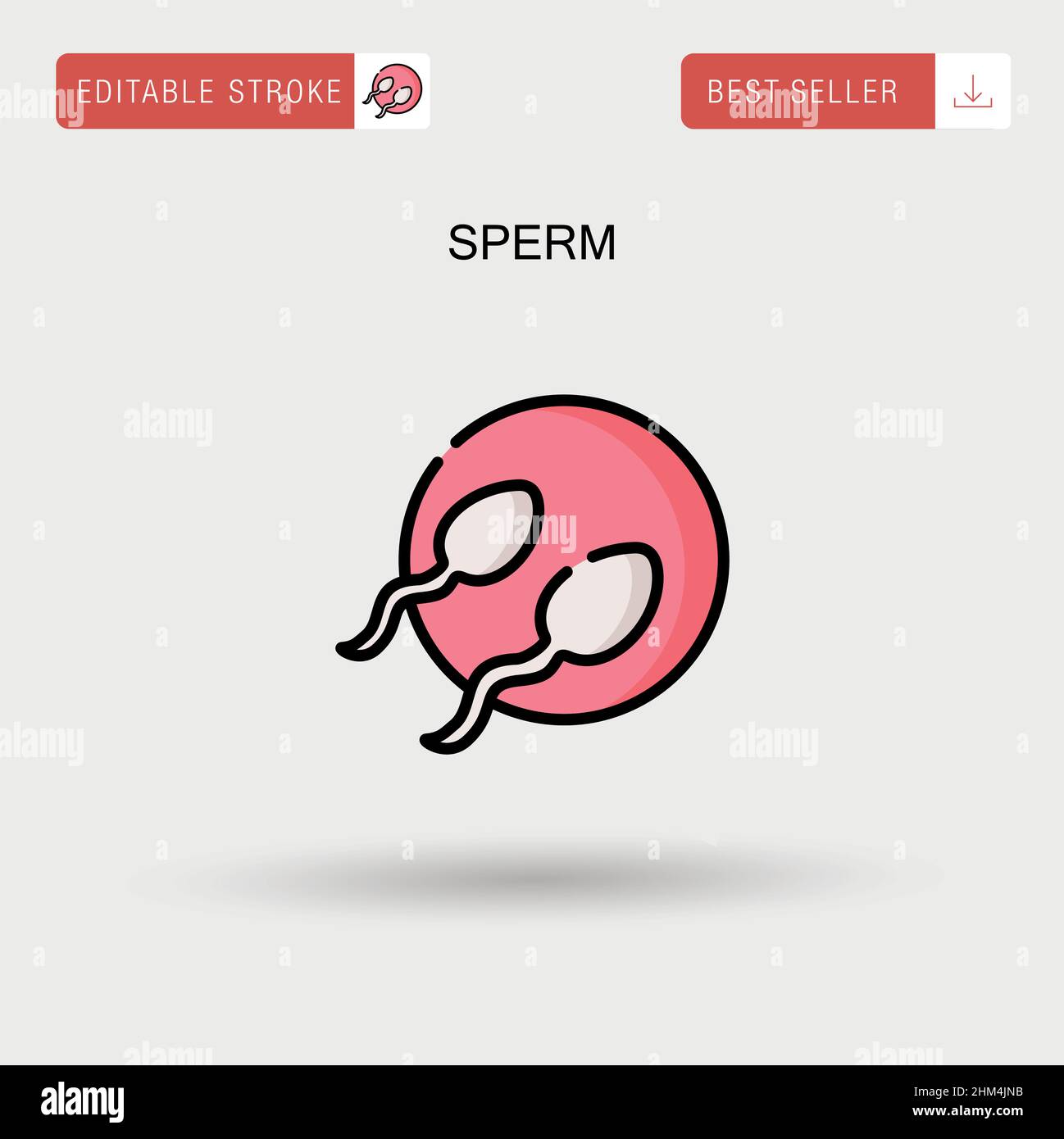 Sperm Simple Vector Icon Stock Vector Image And Art Alamy 4045
