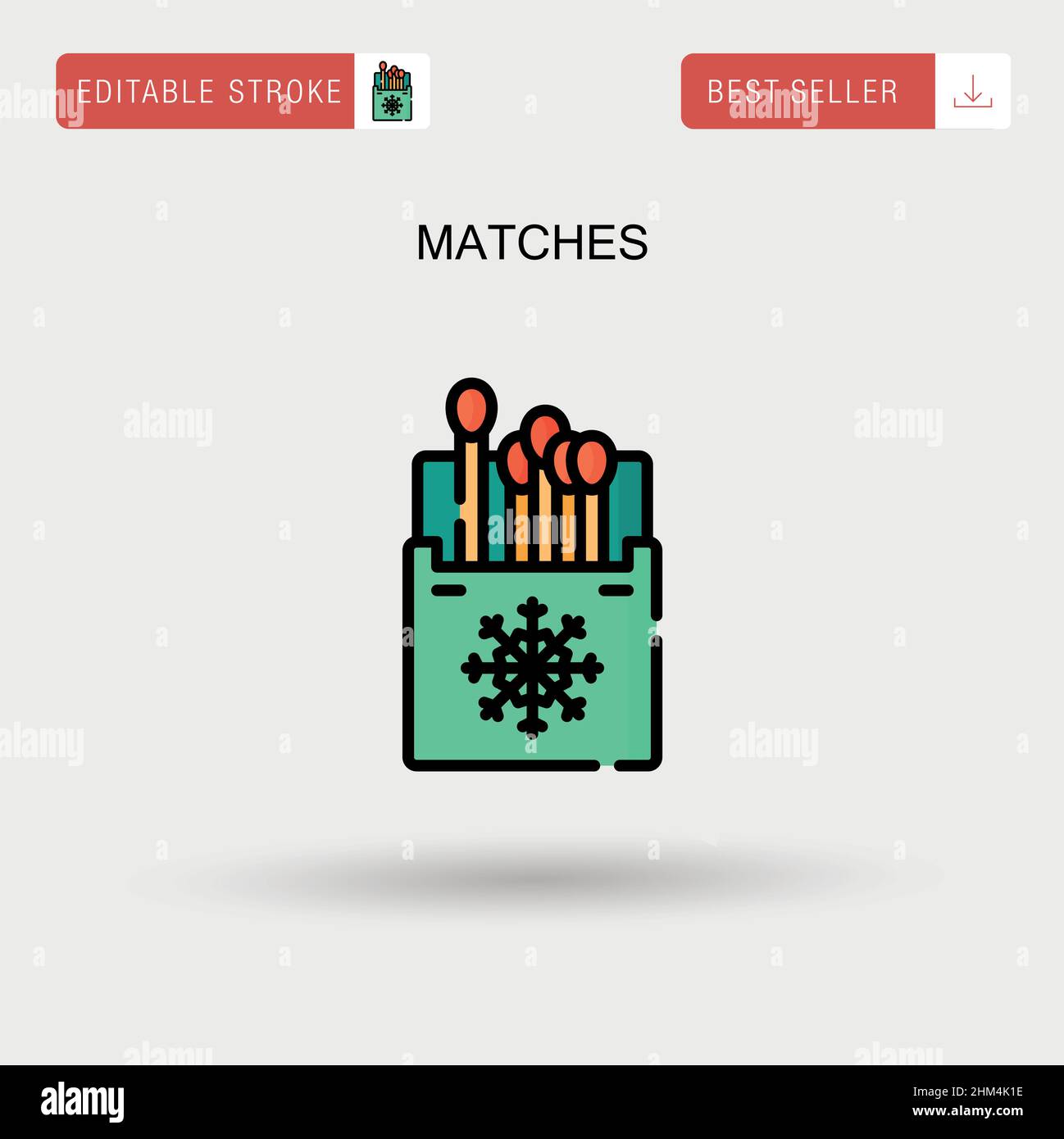 Matches Simple vector icon Stock Vector Image & Art - Alamy