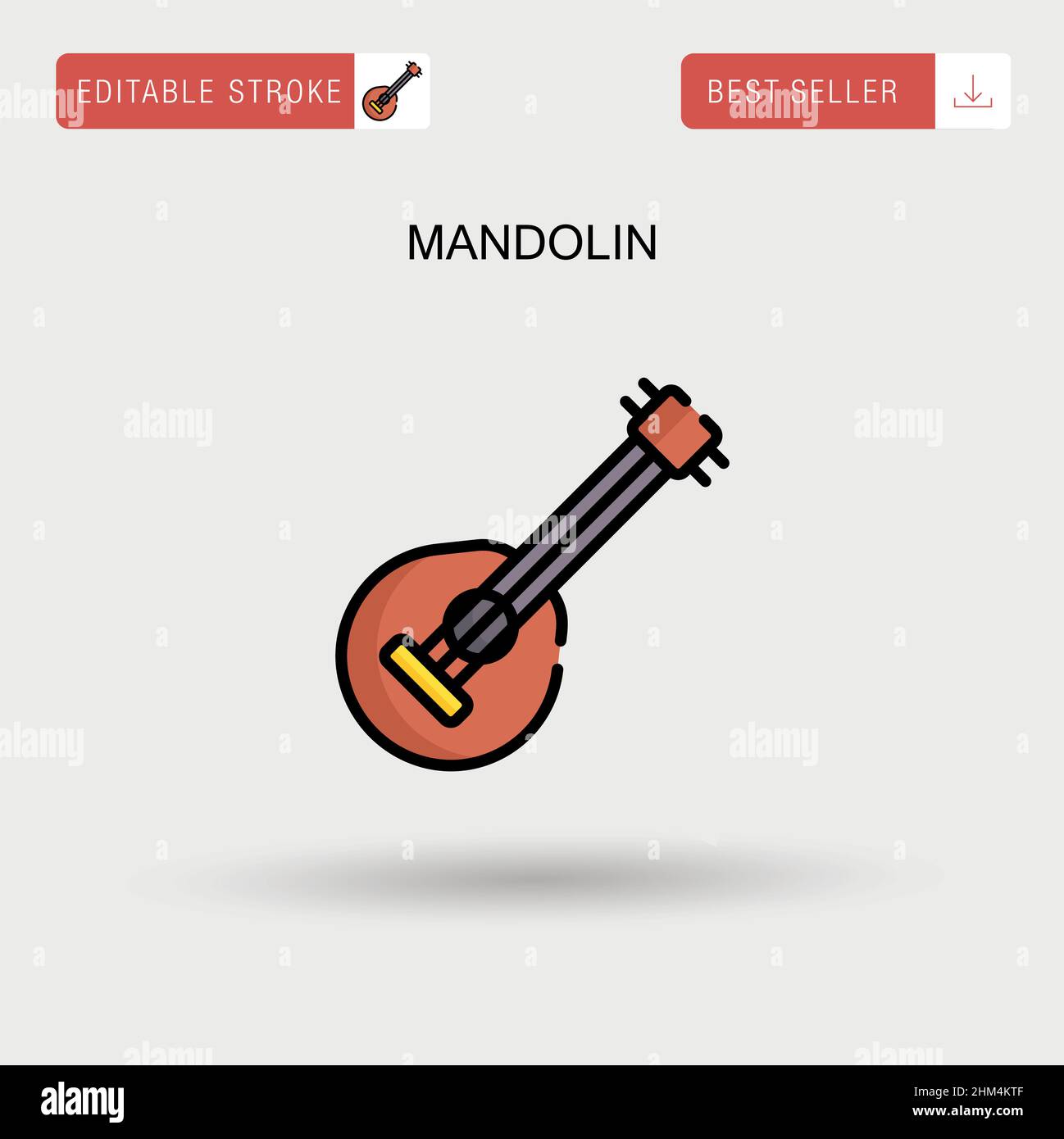 Mandolin playing music musical Stock Vector Images - Alamy