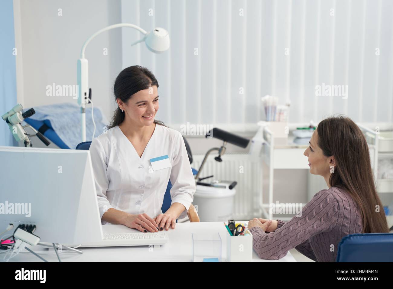 Young patient receiving medical consultation hi-res stock photography ...