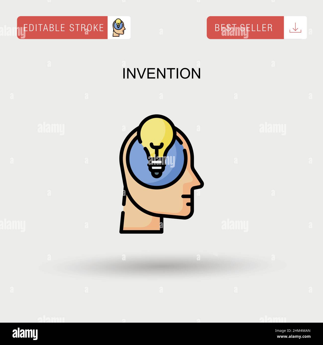 Invention Simple vector icon Stock Vector Image & Art - Alamy