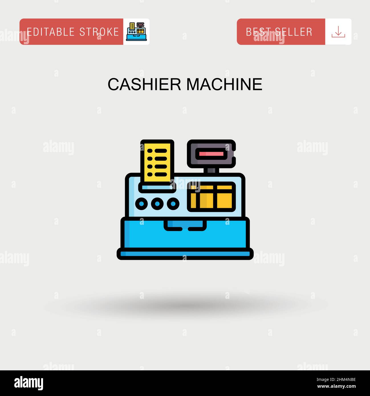 Cashier counter Stock Vector Images - Alamy