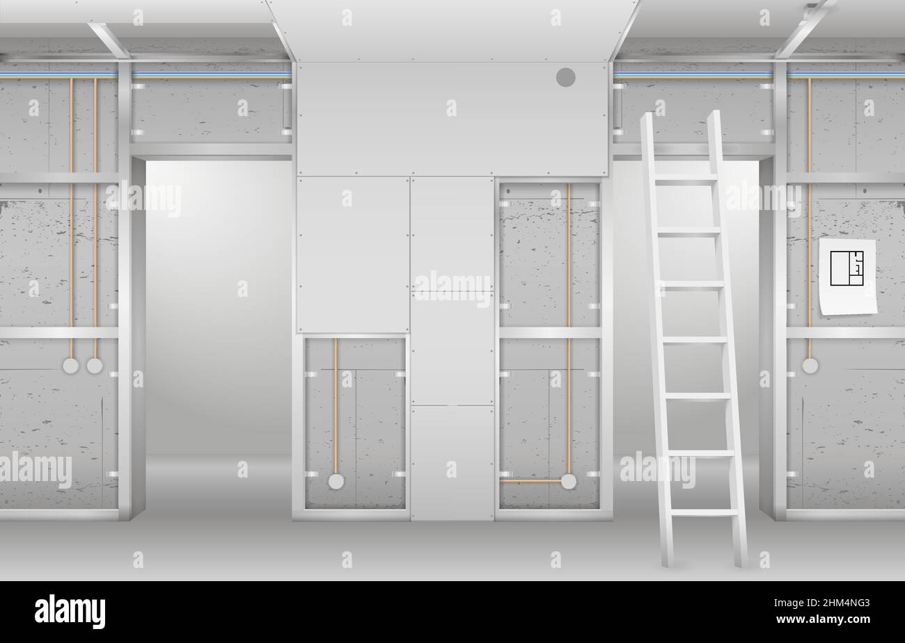 Drywall profile Stock Vector Images - Alamy