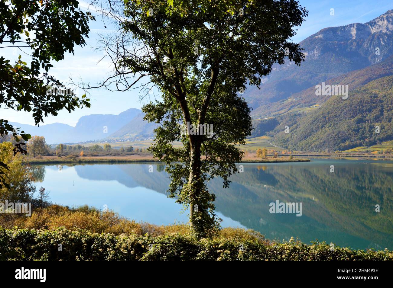 Lago di Caldaro Stock Photo - Alamy