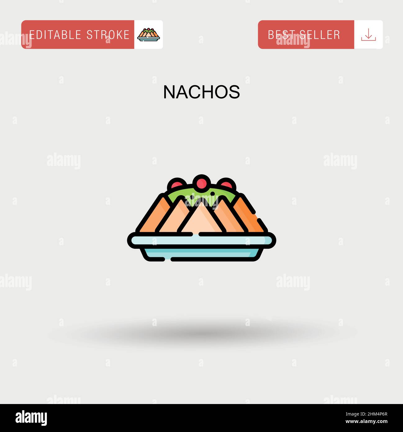Tortilla nachos chips Stock Vector Images - Alamy