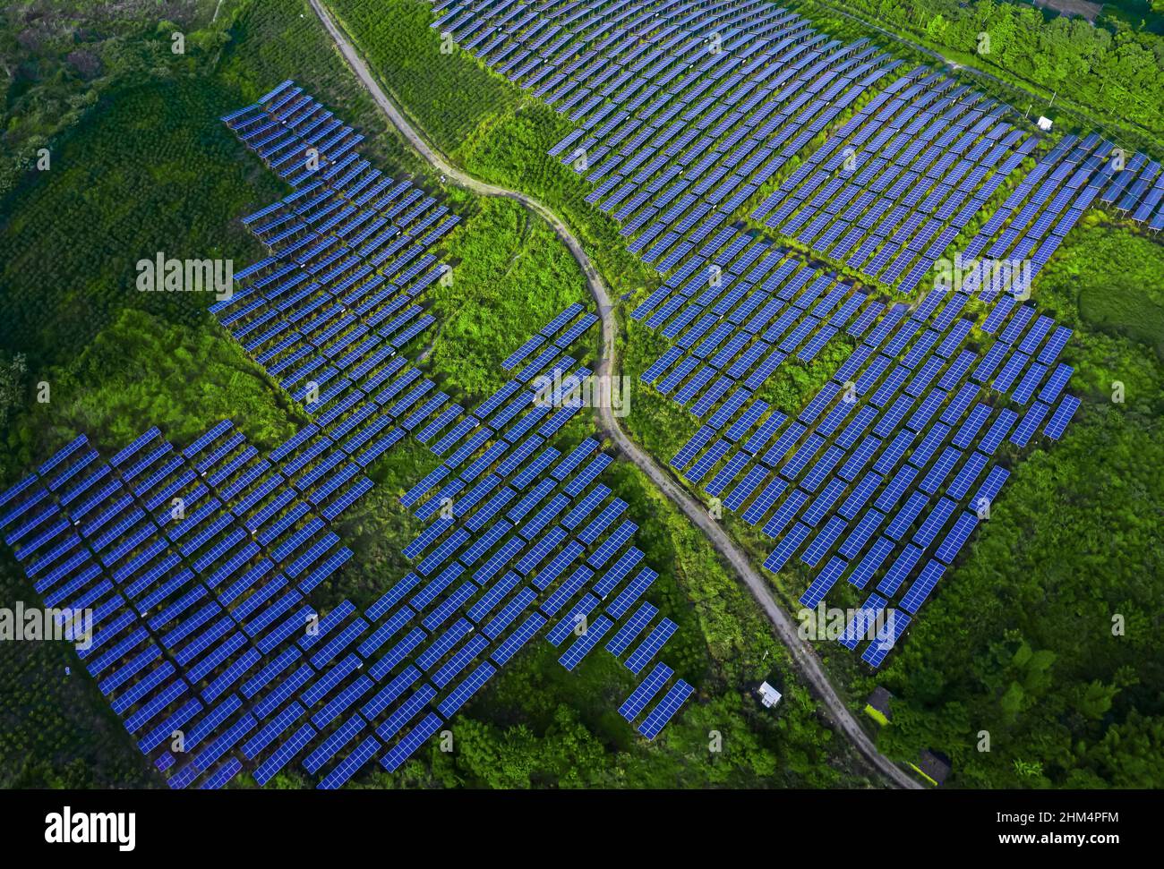 Solar photovoltaic solar photovoltaic power generation Stock Photo - Alamy