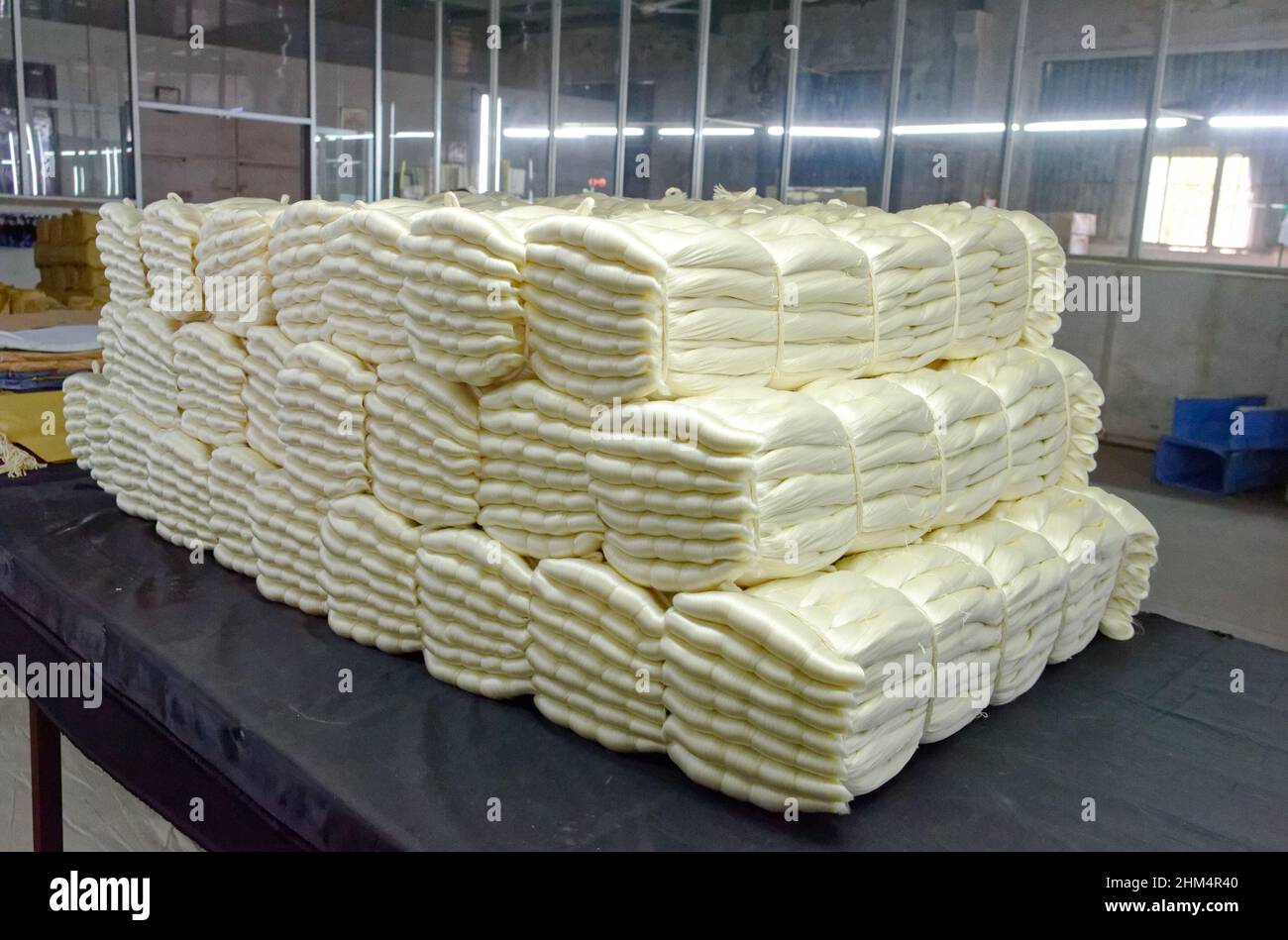 Silk processing hi-res stock photography and images - Alamy