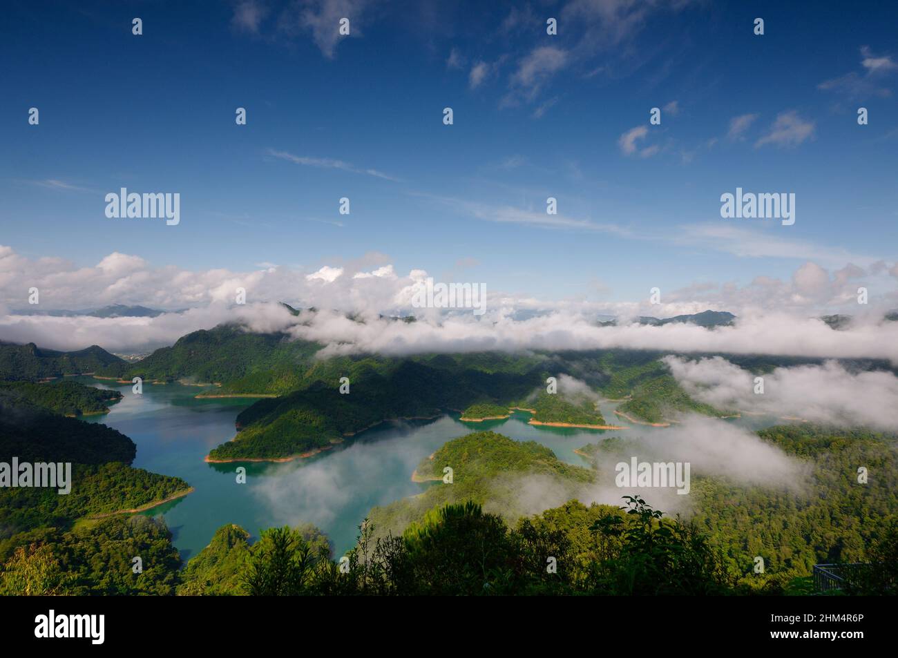 Lake water winding winding mountains and rivers hi-res stock ...