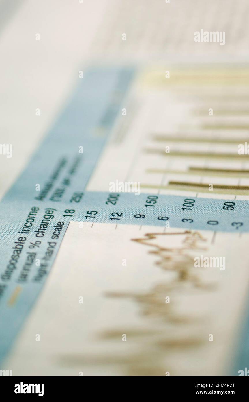 Close-Up Of A Graph, Credit:Photoshot Creative / Stuart Cox / Avalon ...
