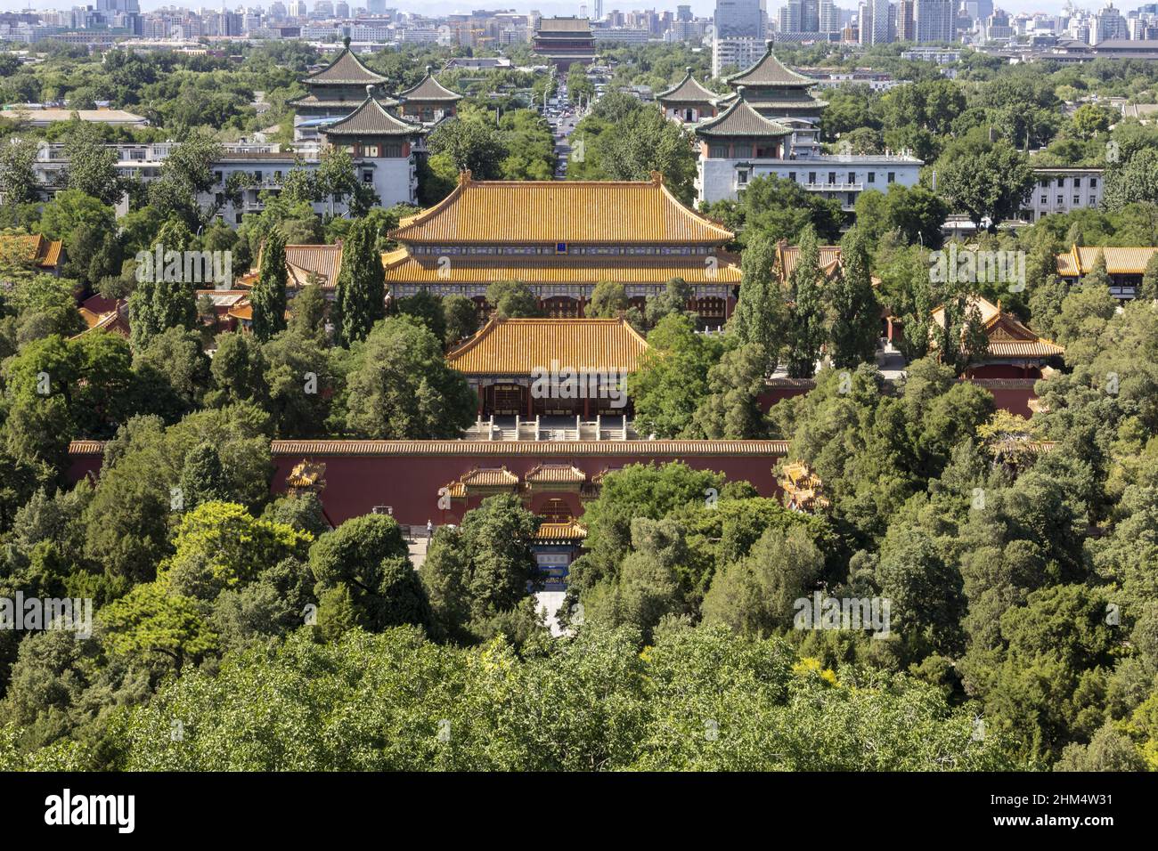 Beijing life of emperor temple - jiangshan mountain Stock Photo - Alamy