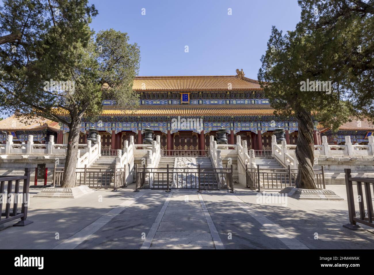 Beijing jingshan long-lived emperor temple Stock Photo - Alamy