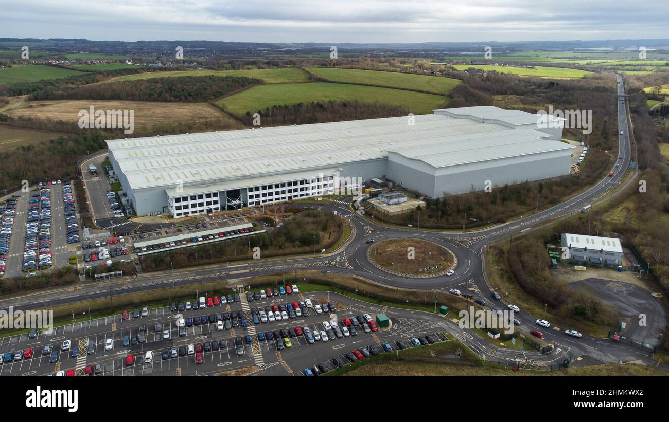 ASOS Warehouse, run by GXO Logistics, near Grimethorpe, Barnsley, South ...