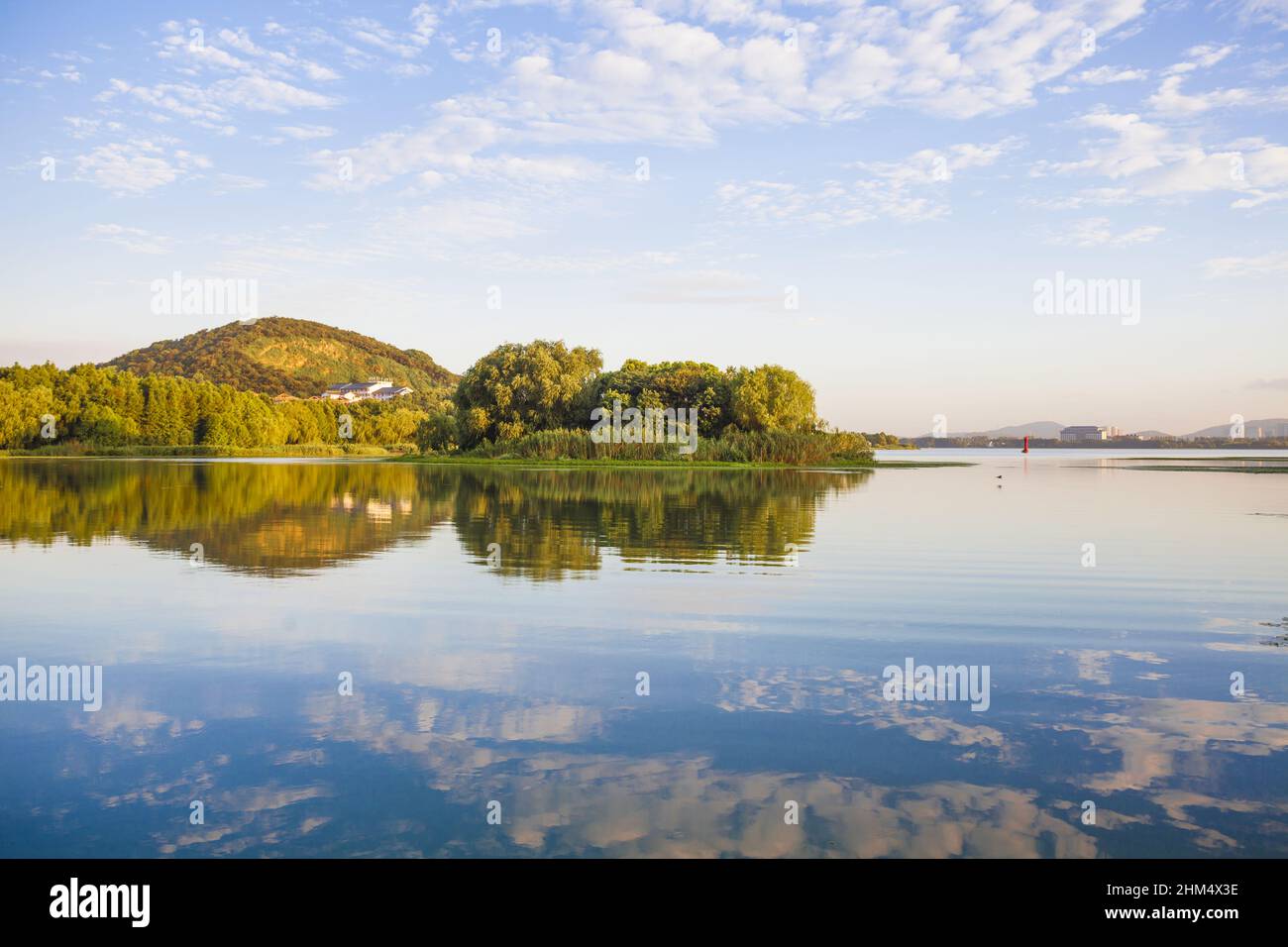 The taihu lake and city Stock Photo - Alamy