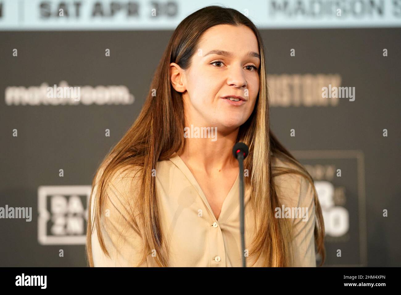 Terri Harper during a press conference at The Leadenhall Building ...
