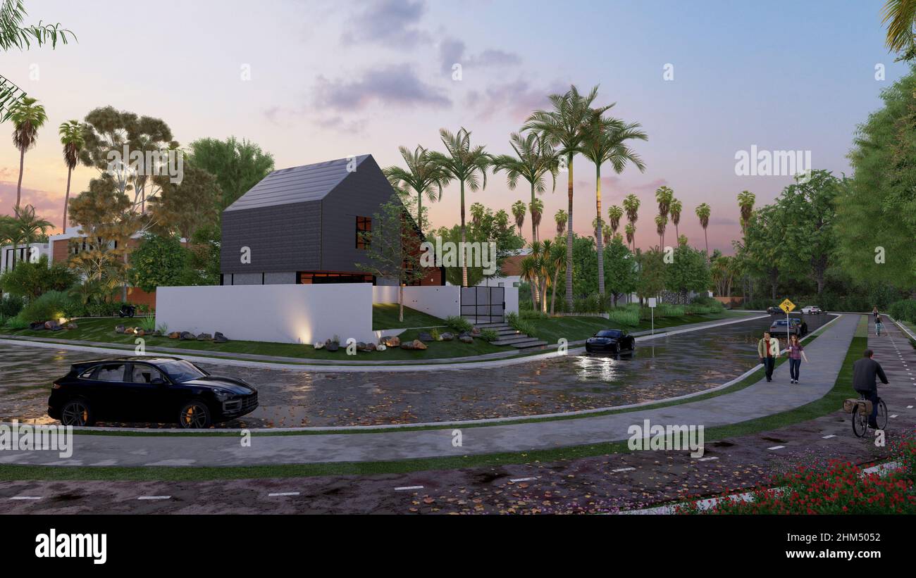 House design using earthquake-resistant structures Stock Photo - Alamy