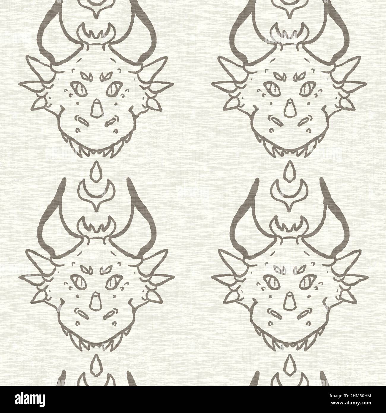 Dragon linen effect texture pattern. Seamless woven mythical reptile ...