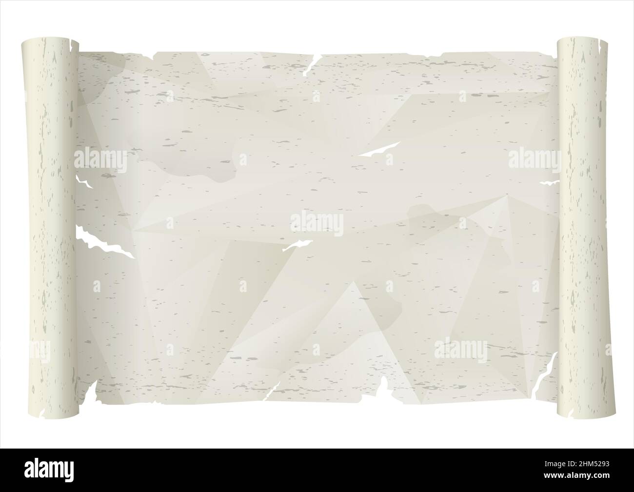 Old scroll sheet of crumpled torn paper. A decorative background ...