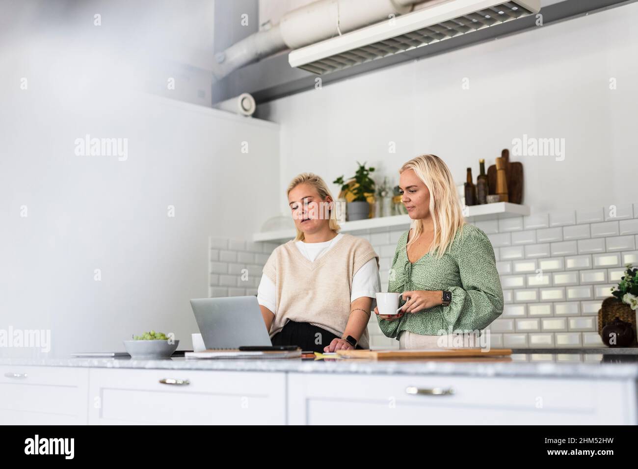 Women working in kitchen Stock Photo - Alamy