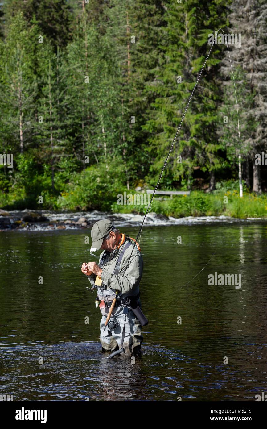 Man looking down river hi-res stock photography and images - Alamy