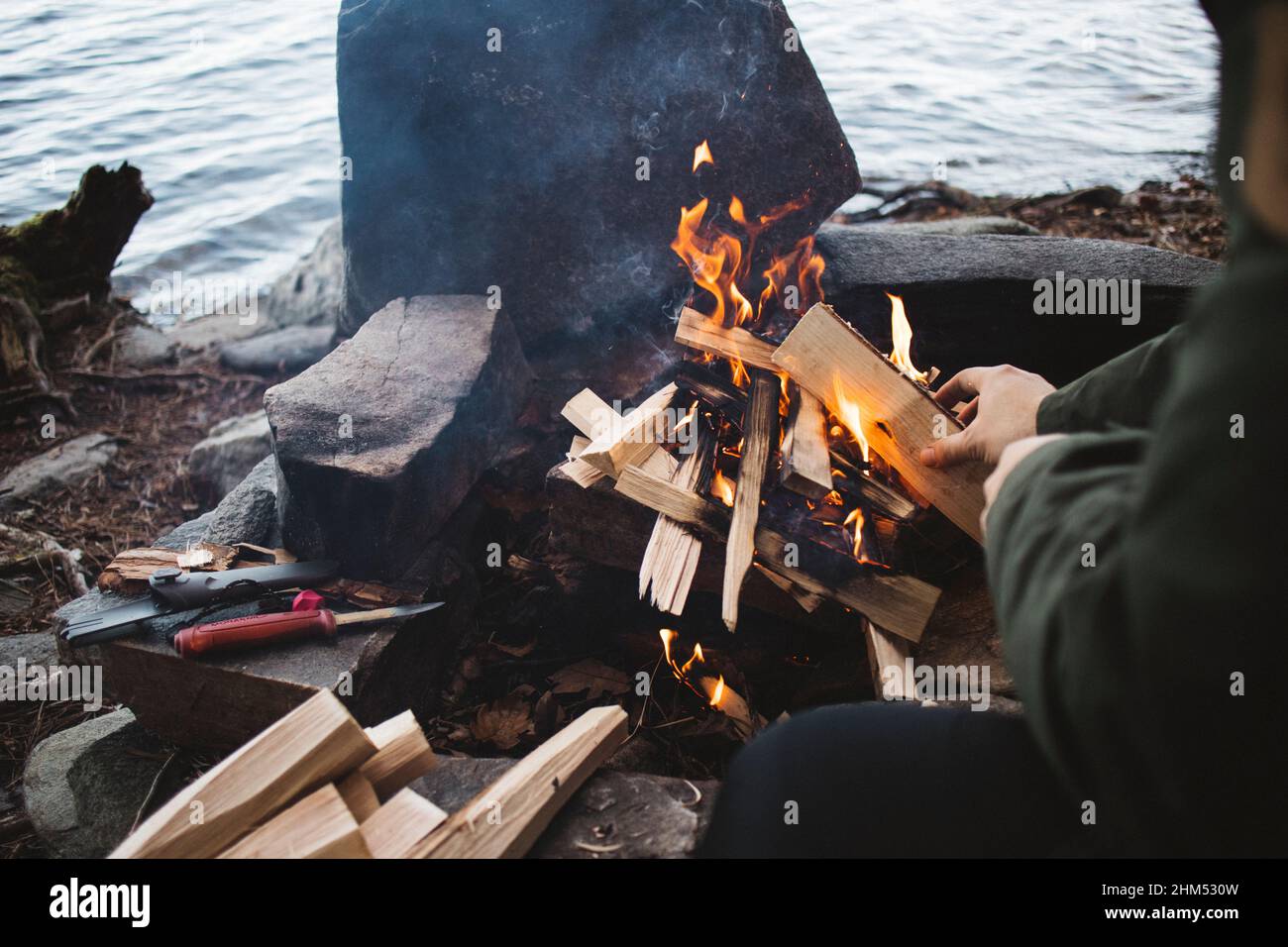 Heat campfire hi-res stock photography and images - Alamy