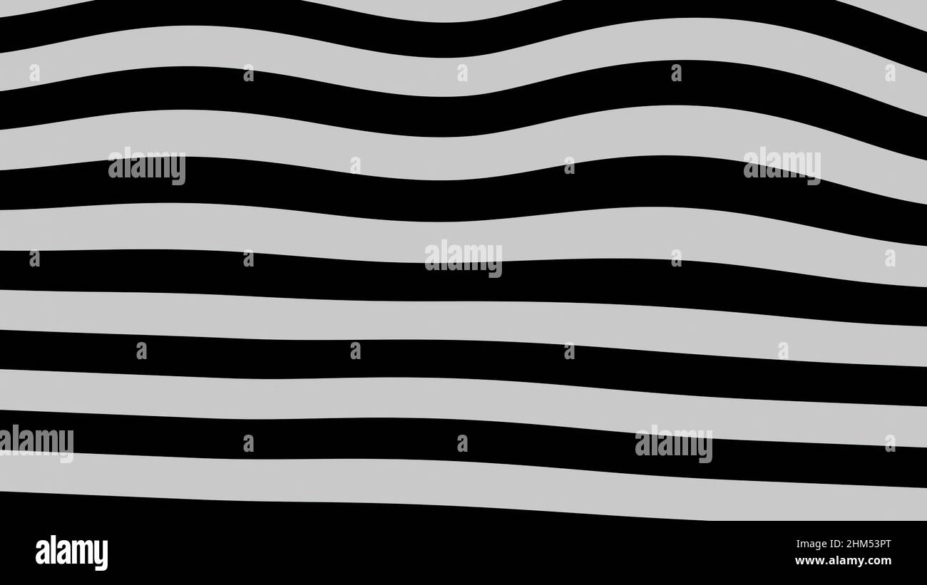 3d illustration - abstract black and white background with lines Stock ...