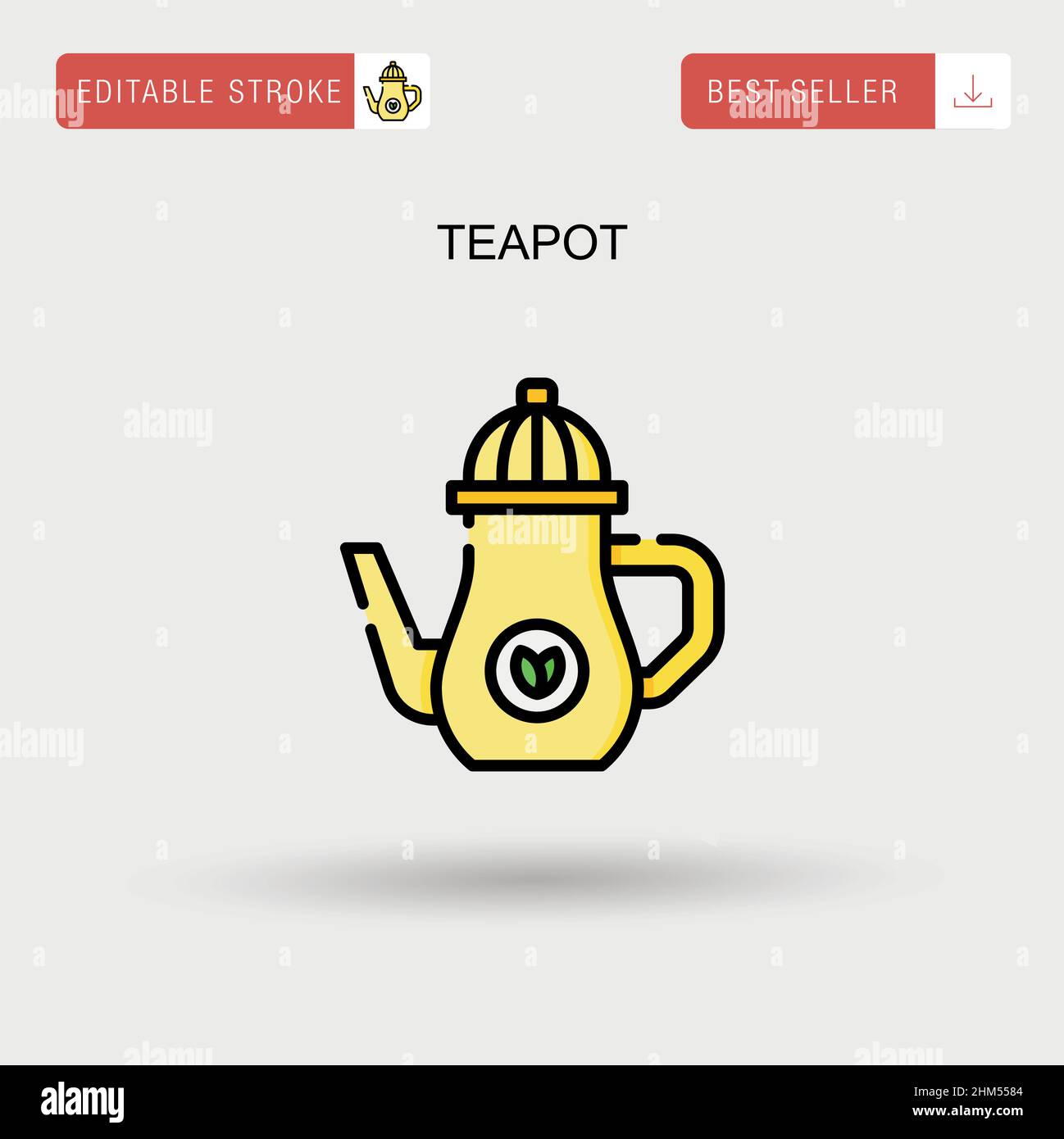 Vintage cup tea pot flower Stock Vector Images - Alamy