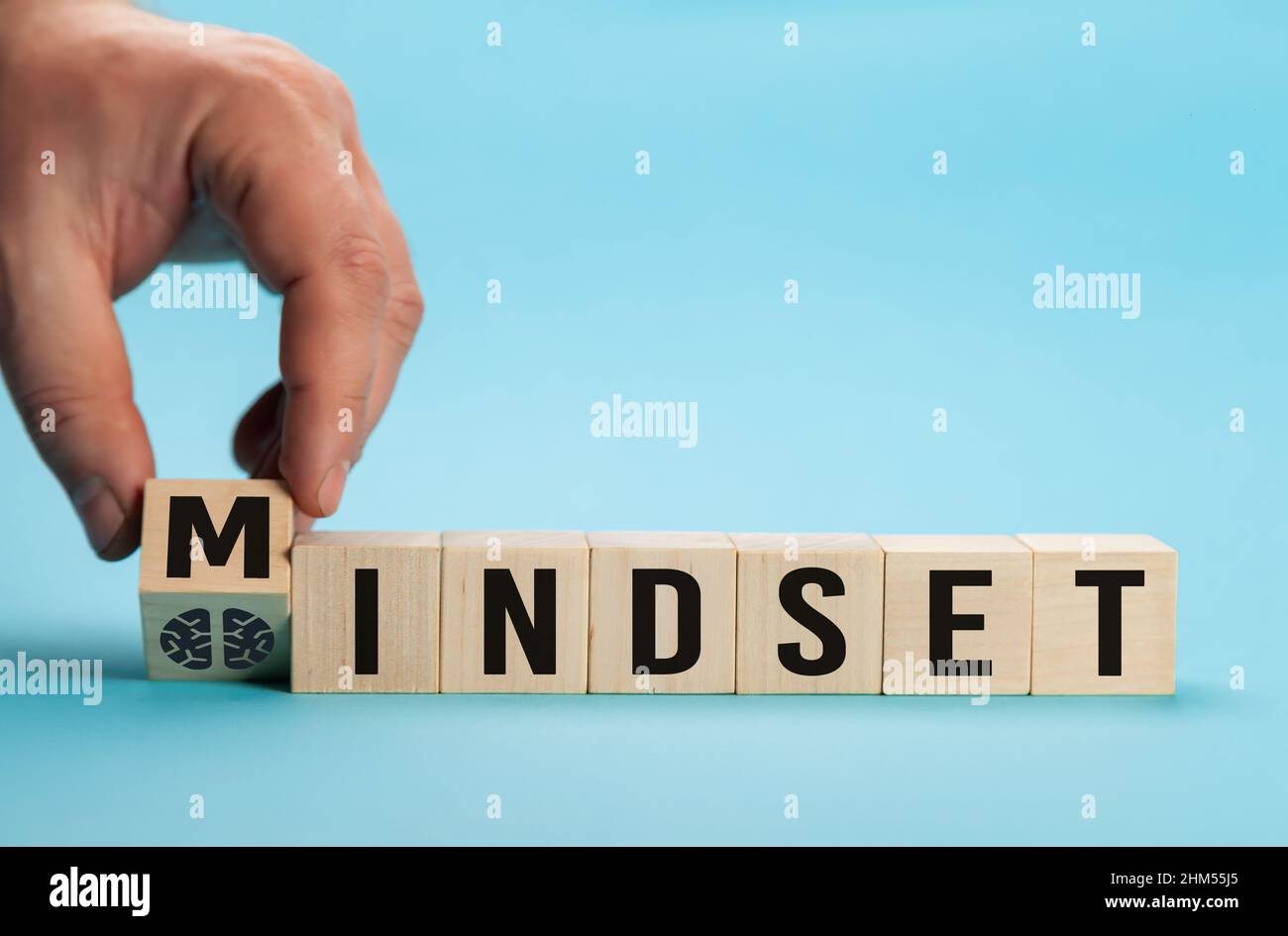 Mindset Word Written In Wooden Cube, business concept. Mindset banner ...