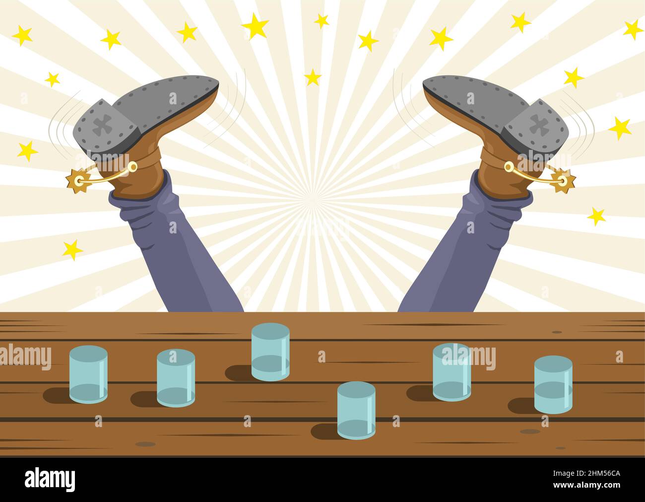 Drunk cowboy fell out of the bar. Vector cartoon background image Stock ... Drunk cowboy fell out of the bar. Vector cartoon background image Stock ...