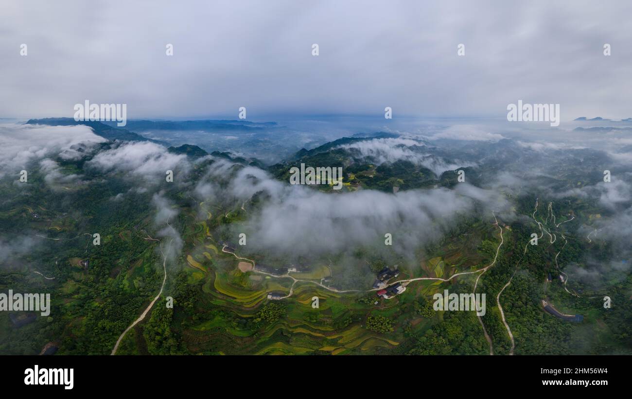 Chongqing countryside - li town metro Stock Photo - Alamy