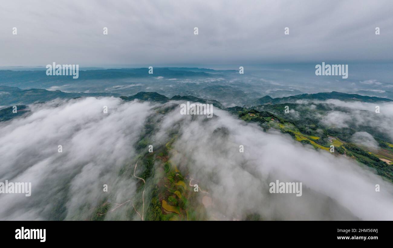 Chongqing countryside - li town metro Stock Photo - Alamy