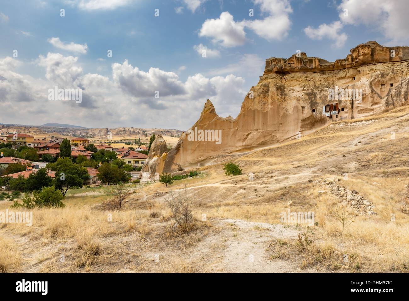 Impressive ancient cave home which had been carved in the Vulcanic rock ...