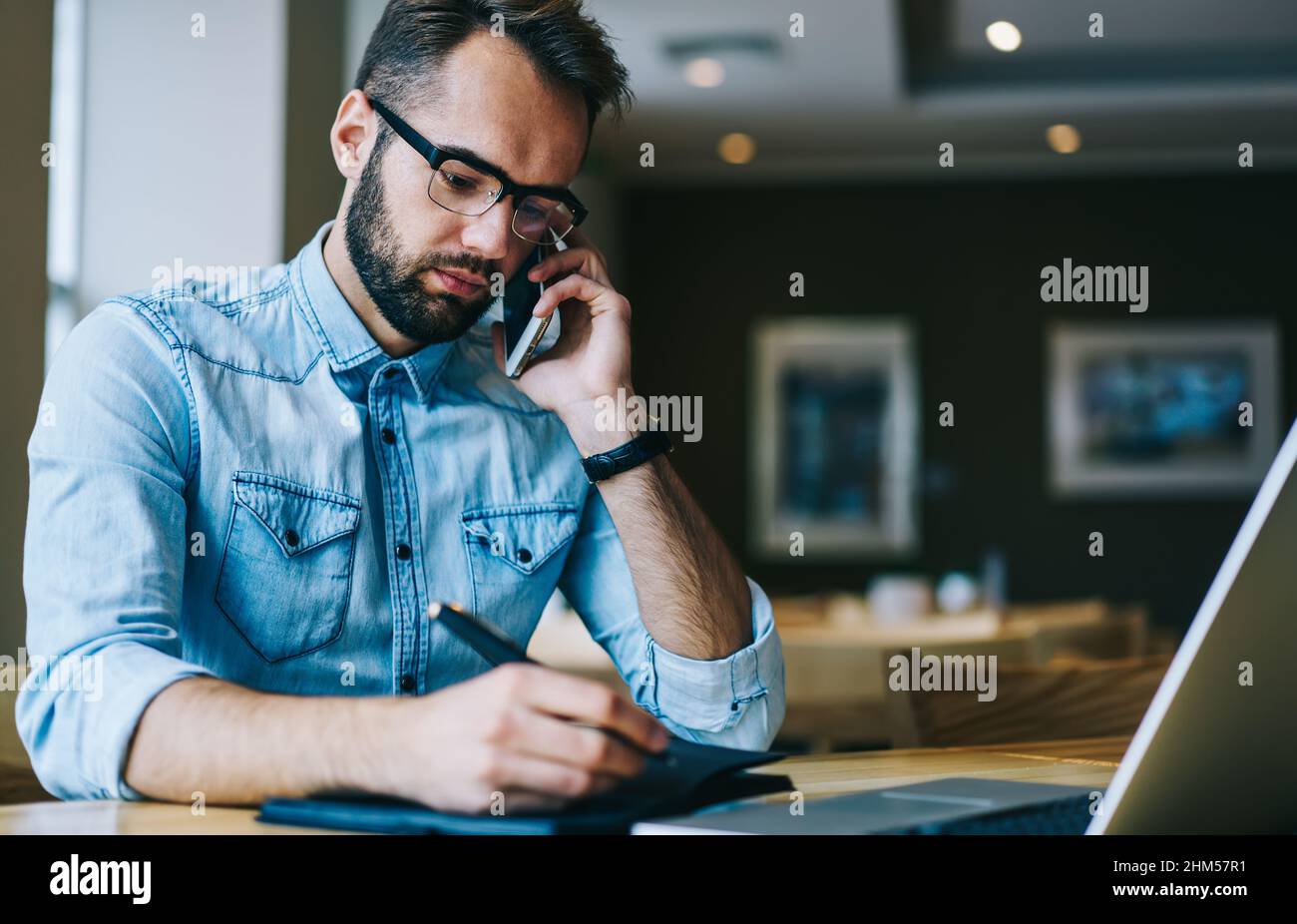 Call writing hi-res stock photography and images - Alamy