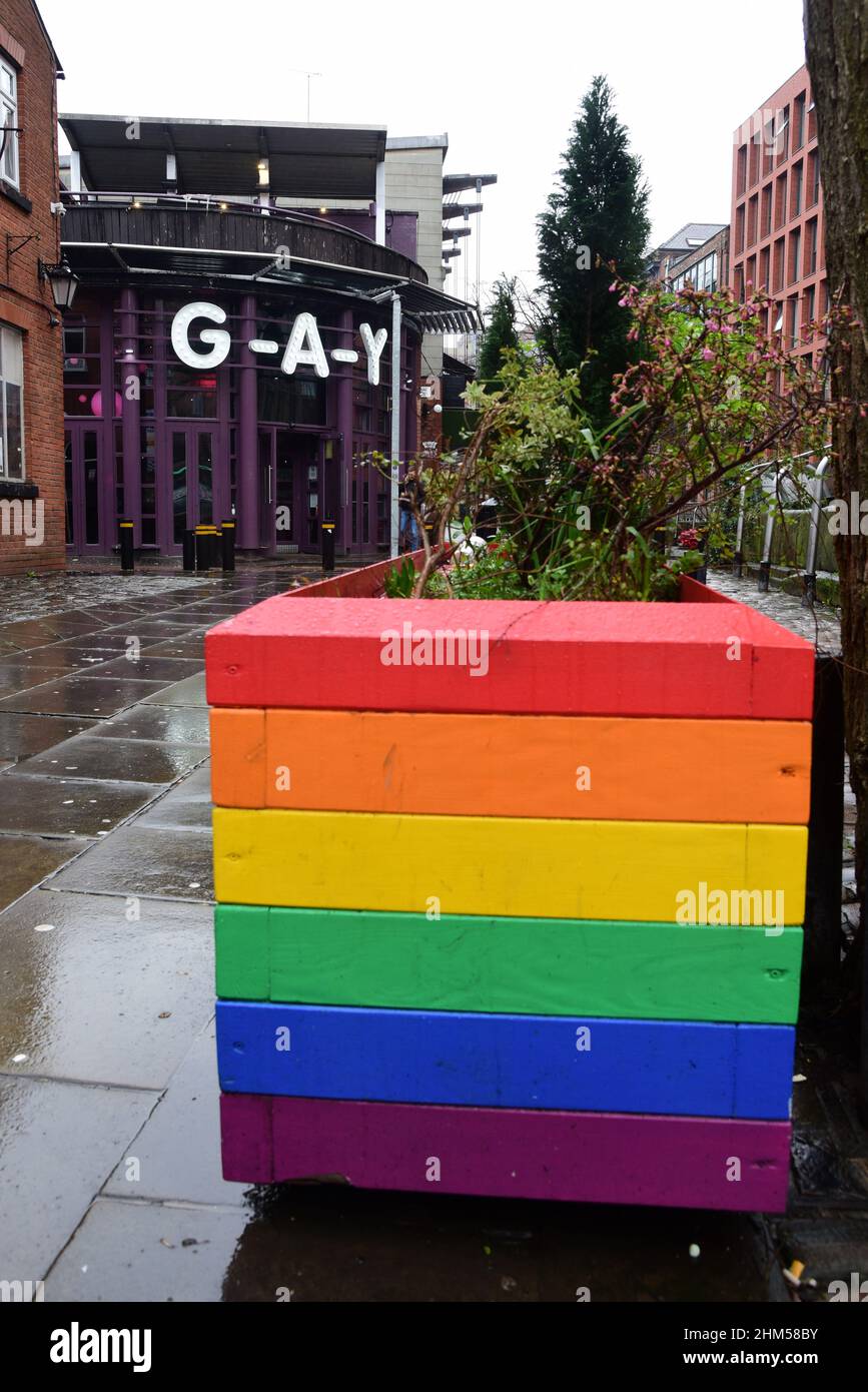 Manchester Gay Village Stock Photo - Alamy