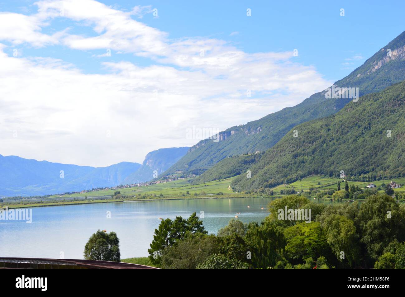 Lago di Caldaro Stock Photo - Alamy