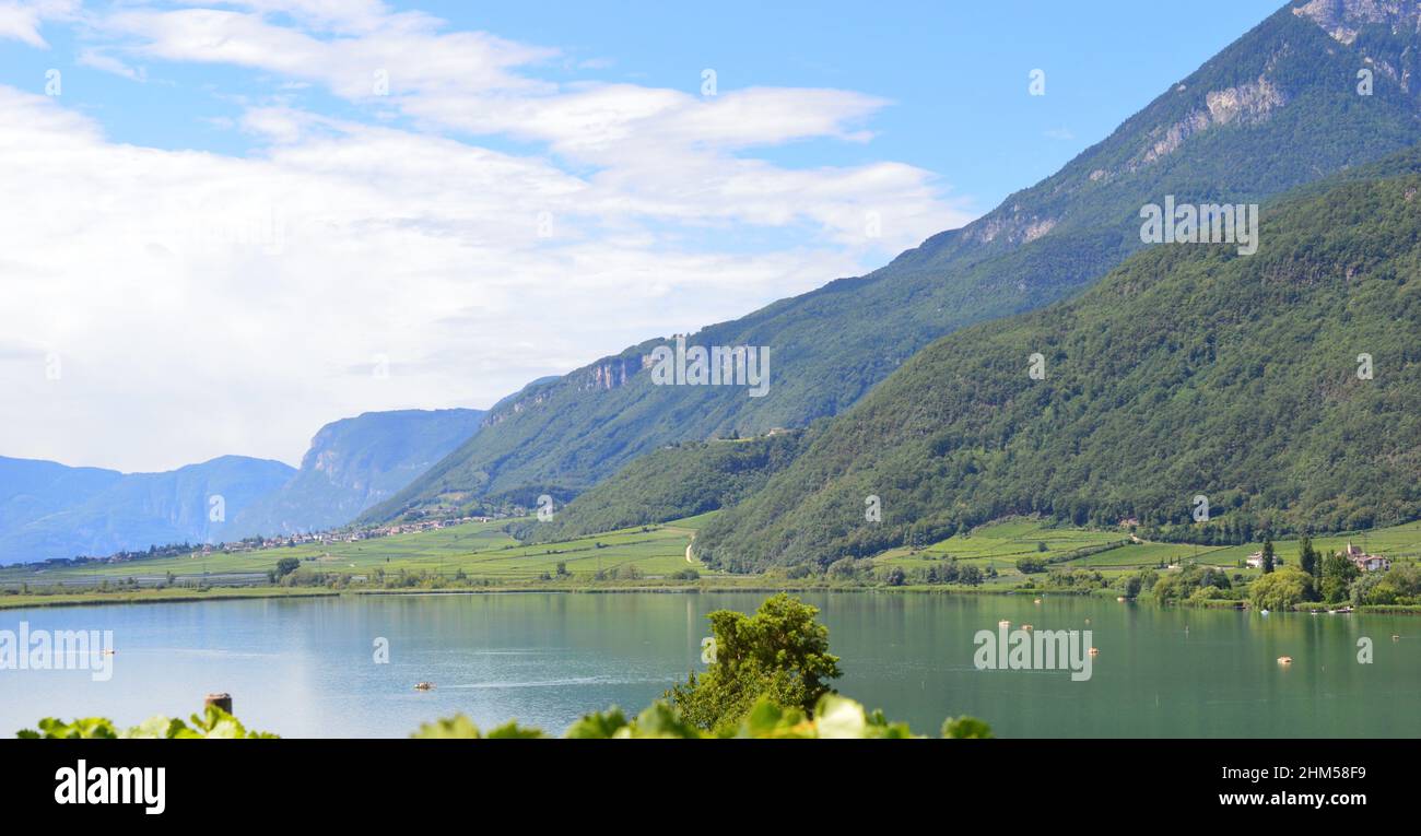 Lago di Caldaro Stock Photo - Alamy