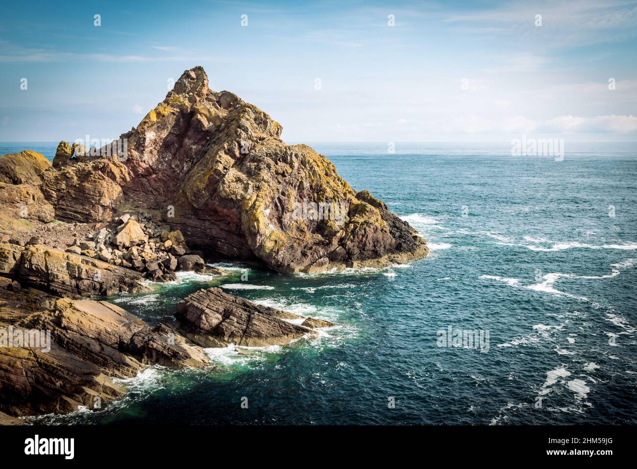 rock formation in the sea Stock Photo - Alamy