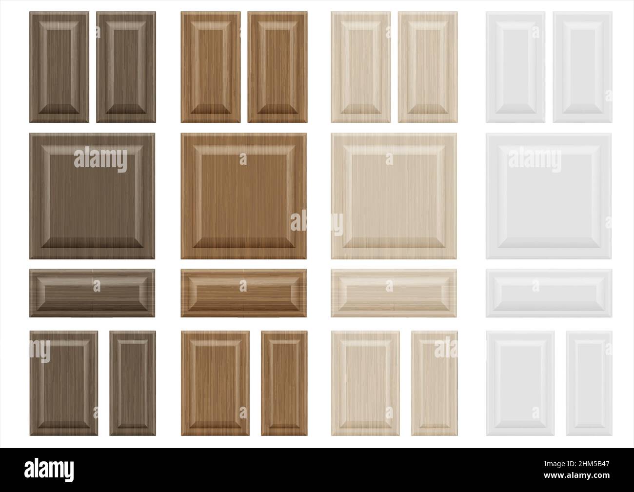 Furniture vector set Cut Out Stock Images & Pictures - Alamy