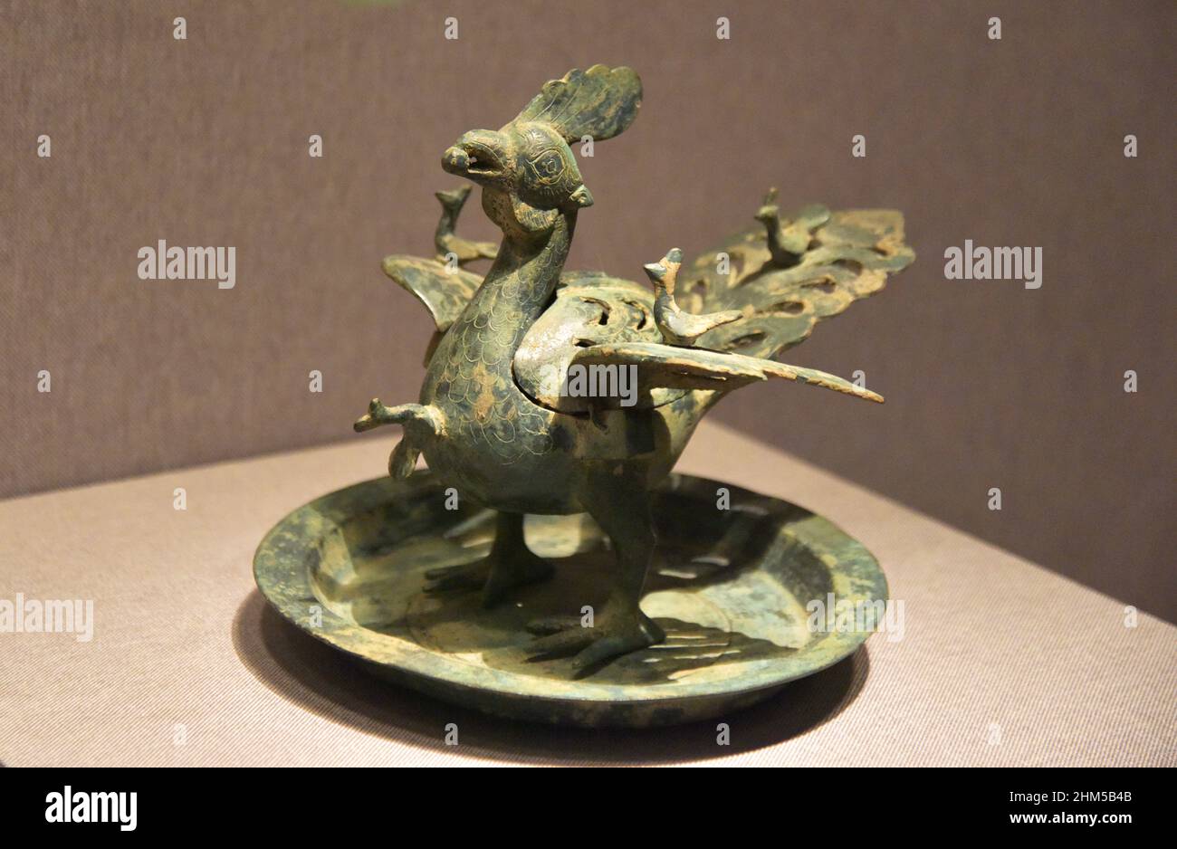 Five chicken copper fuming furnace Stock Photo - Alamy