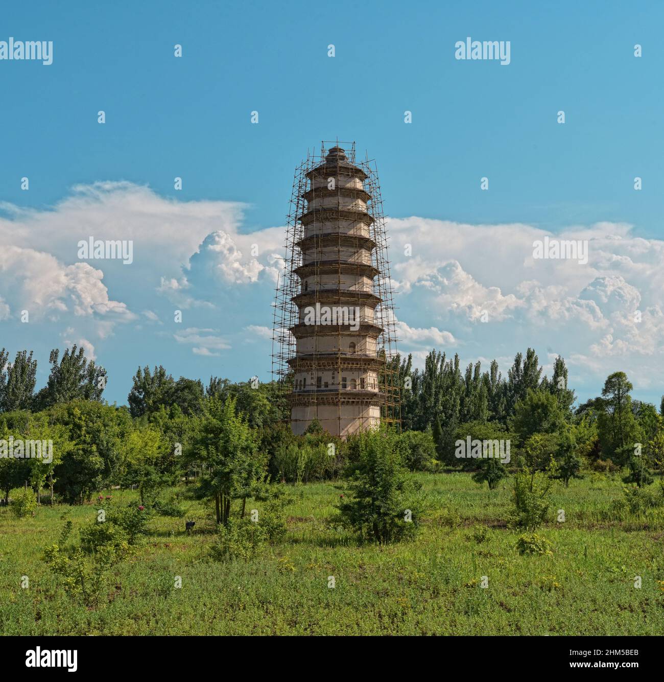 The tower repair Stock Photo - Alamy