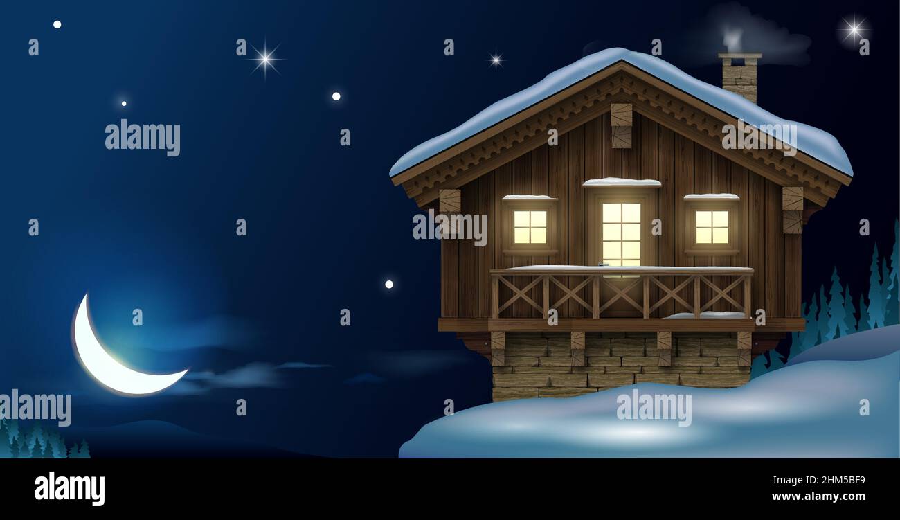 Postcard mountains Stock Vector Images - Alamy