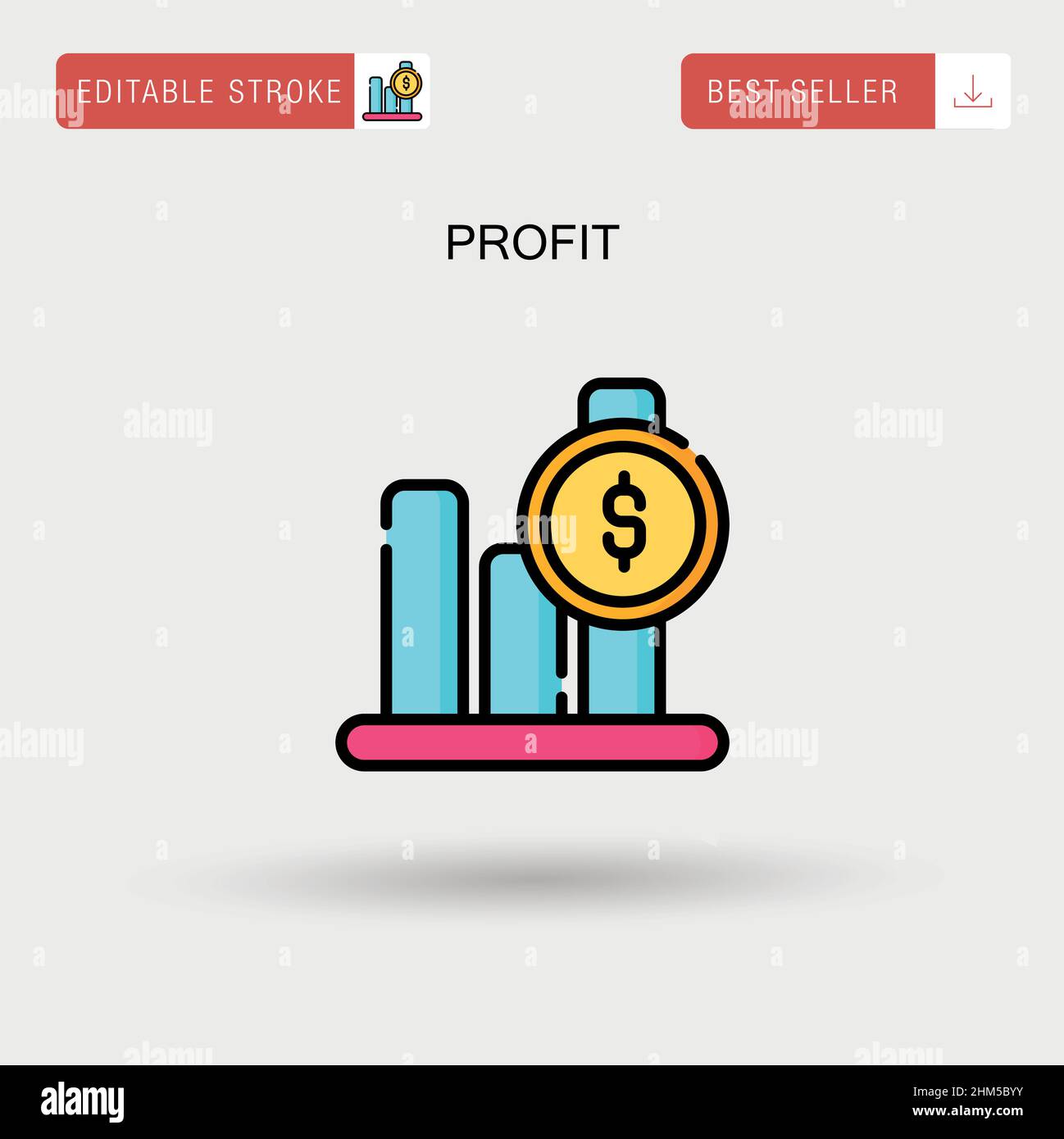 Profit icon hi-res stock photography and images - Alamy