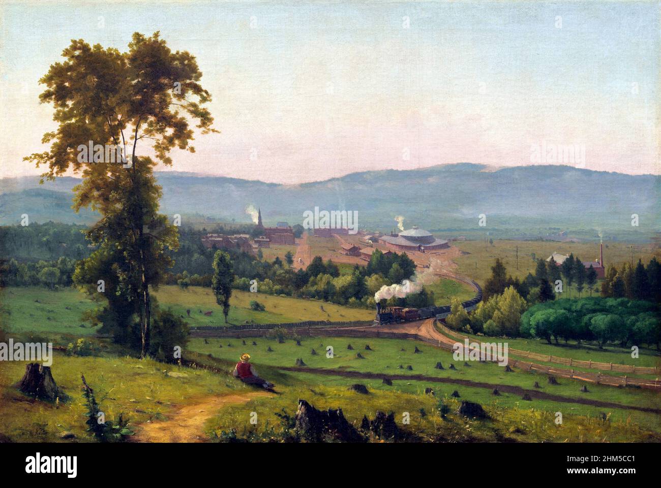 The Lackawanna Valley by the American landscape artist, George Inness ...
