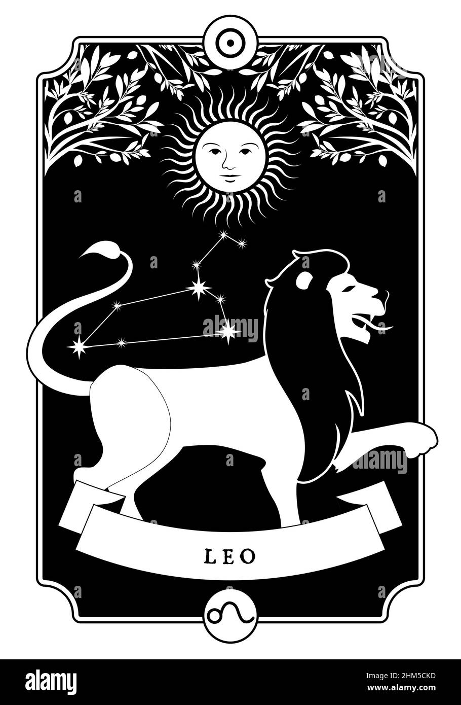 illustration Zodiac sign. Vintage card poster image. planet symbol ... illustration Zodiac sign. Vintage card poster image. planet symbol ...